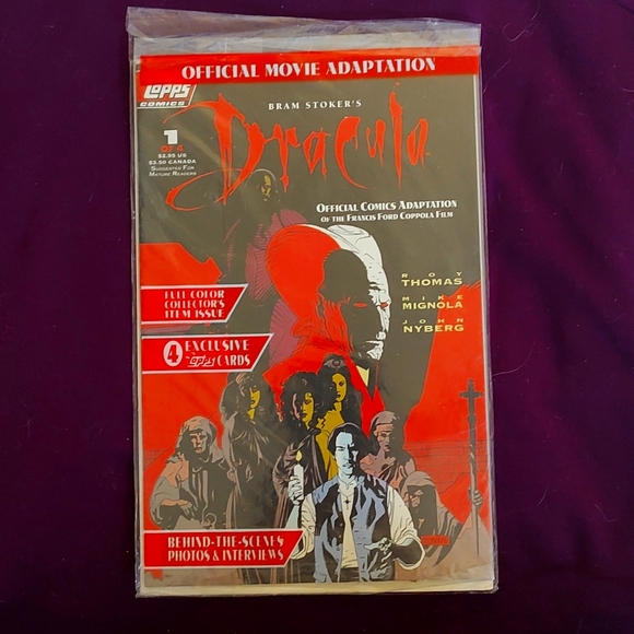 Topps | Art | Bram Stokers Dracula Official Movie Adaptation | Poshmark